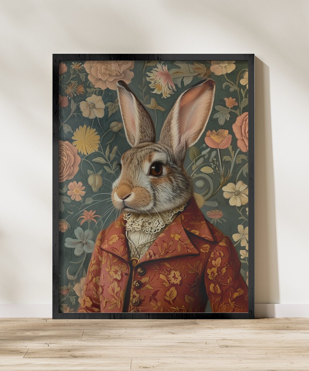 Beatrix Potter William Morris Rabbit Image Wall Art Decor, Gallery ...