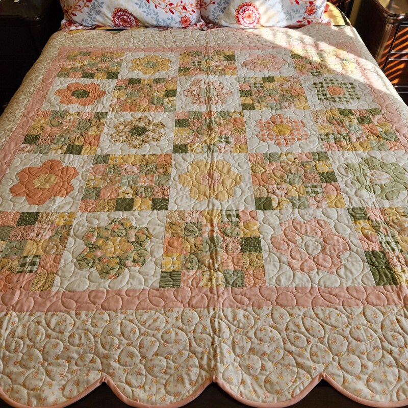 Flower Garden Quilt - Etsy