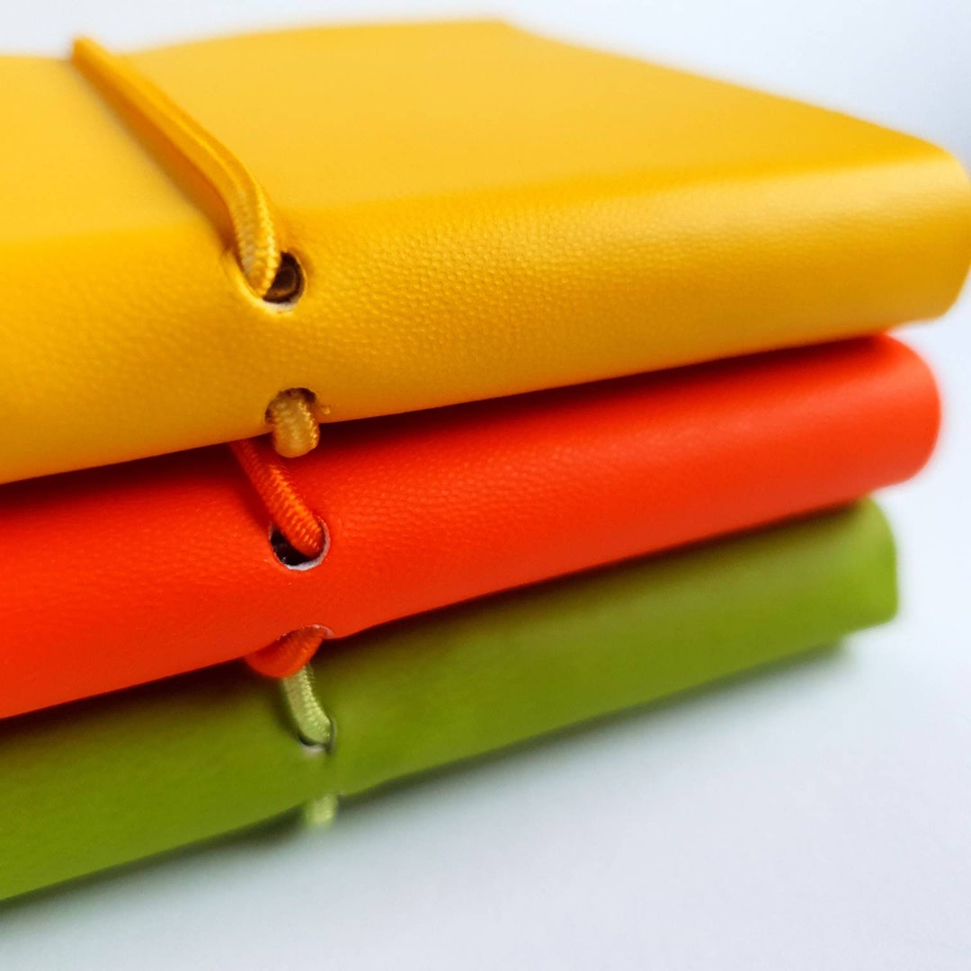 A7 Lined PU Leather Pocket Notebook - Etsy