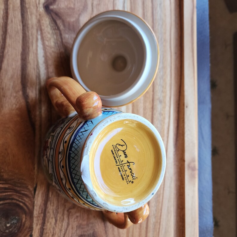 Dario Farrucci Designs Villa Paradiso Hand Painted Lidded Dish - Etsy