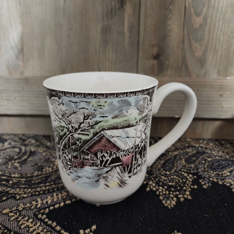 The Friendy Village Coffee Mug by Johnson Bros - Etsy