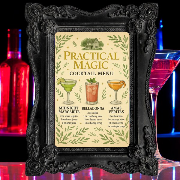 Practical Magic Sign - Etsy