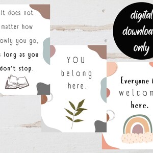 Boho Rainbow Motivational Posters | Posters | Classroom Decor ...