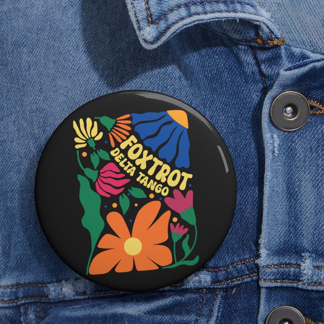 Foxtrot Delta Tango FDT Anti Trump Subtle Pin Buttons in 3 Sizes ...