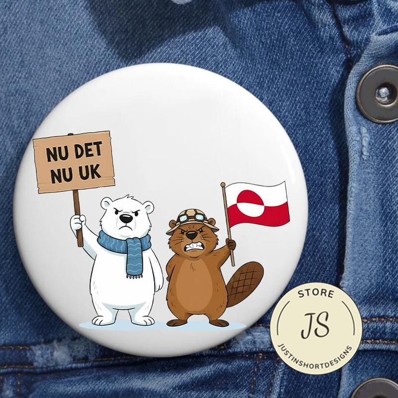 Nu Det Nuuk Pin - Etsy UK