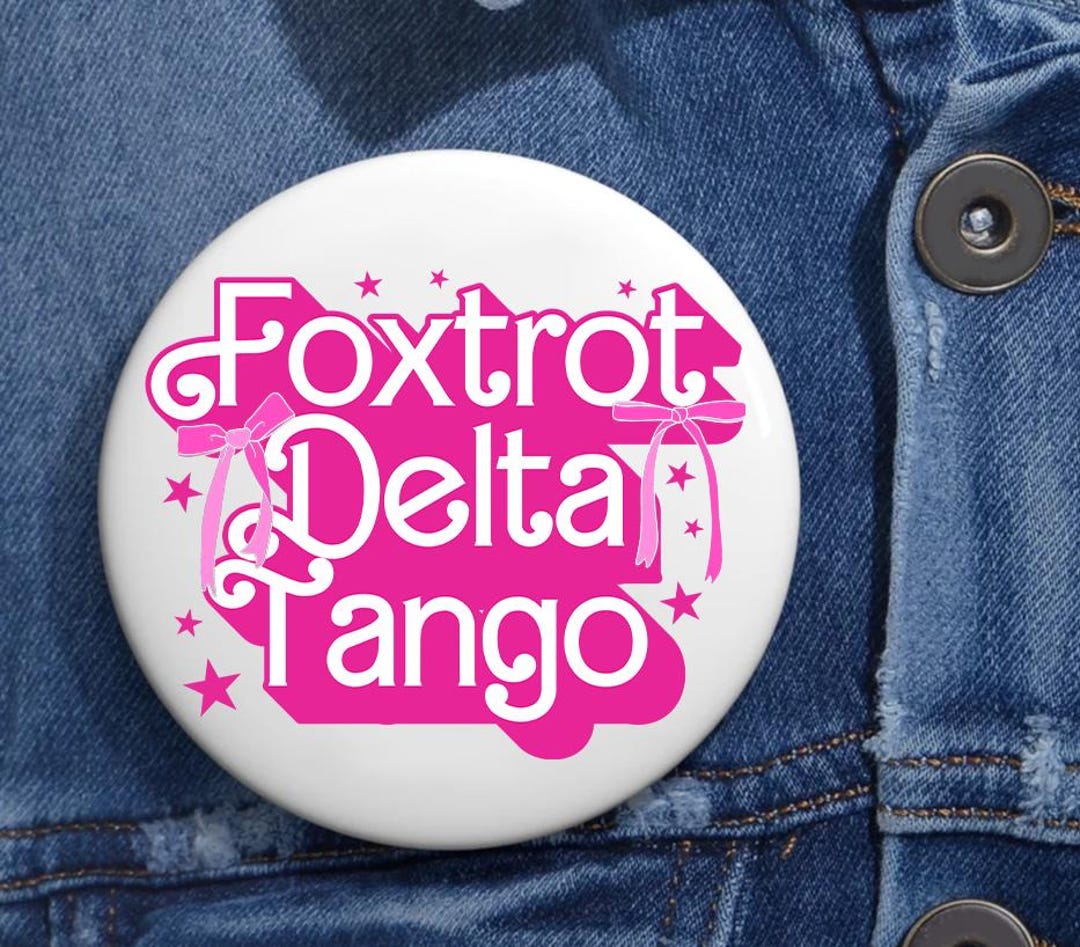 Foxtrot Delta Tango Anti Trump Pin Buttons in 3 Sizes, Anti-maga Anti ...