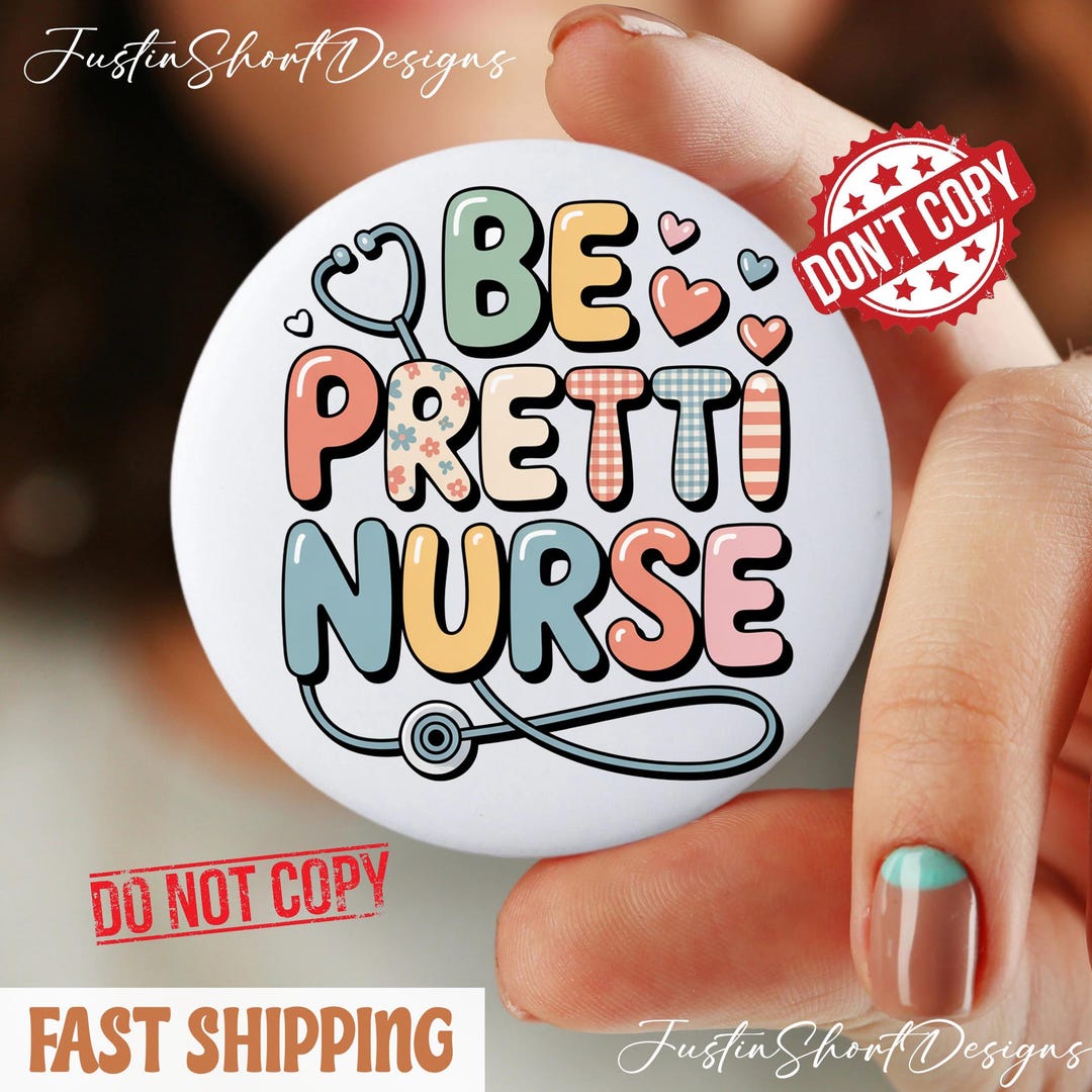Be Pretti Good Floral Pin Buttons in 3 Sizes- Activism Accessory ...