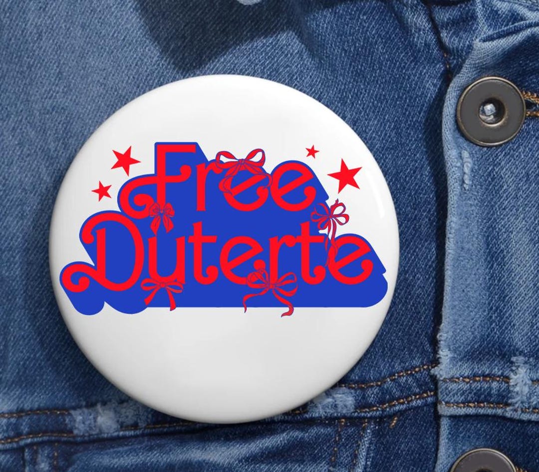 Free Duterte Filipino Pin Buttons in 3 Sizes, Filipina Button Gifts ...