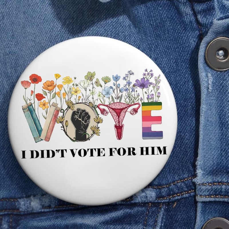 Women With an I Voted Pin - Etsy UK