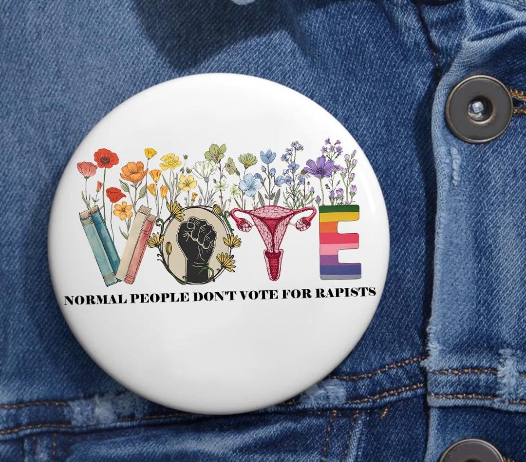 Floral Normal People Don't Vote for Rapists F*ck Trump Vote for Kamala ...