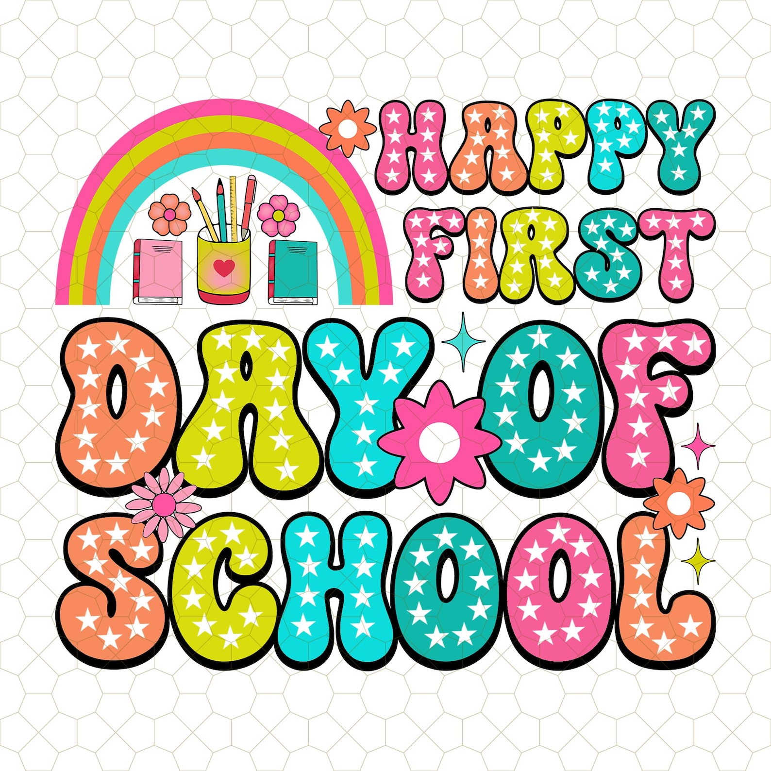 First Day of School Png, Welcome Back to School Png, Kindergarten ...
