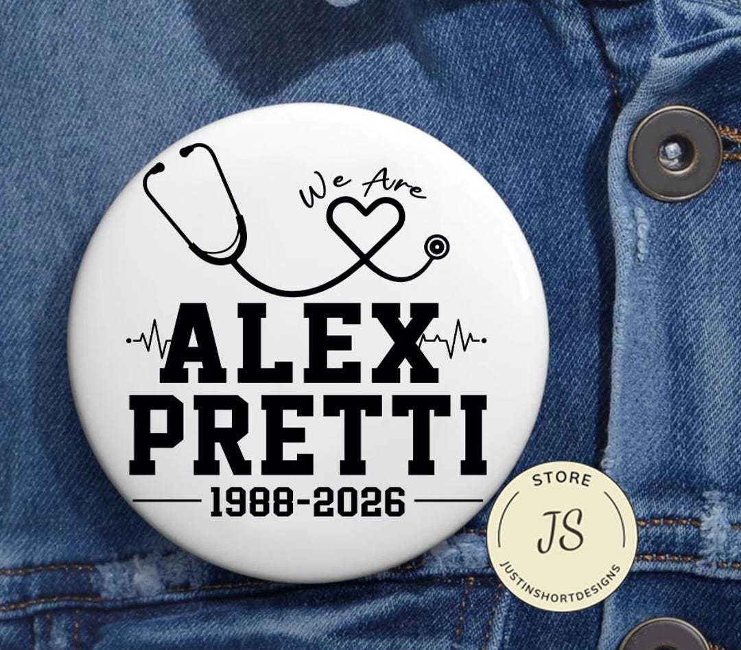 Justice for Alex Pretty Memorial Sticker/pin Button- Activism Accessory ...