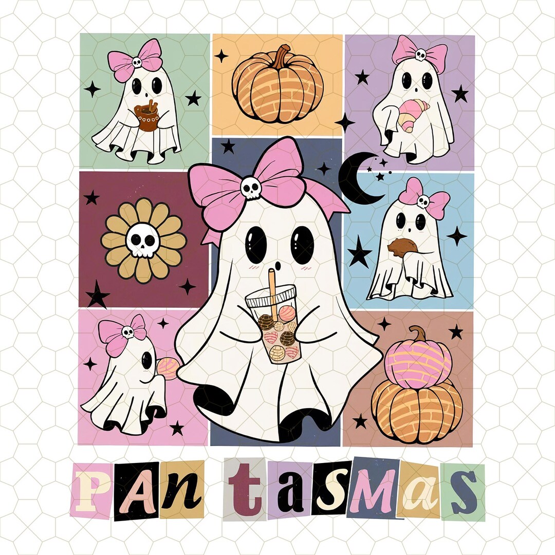 Pan Tasmas Cute Spooky Halloween Png, Pantasmas Ghost Png, Mexican ...