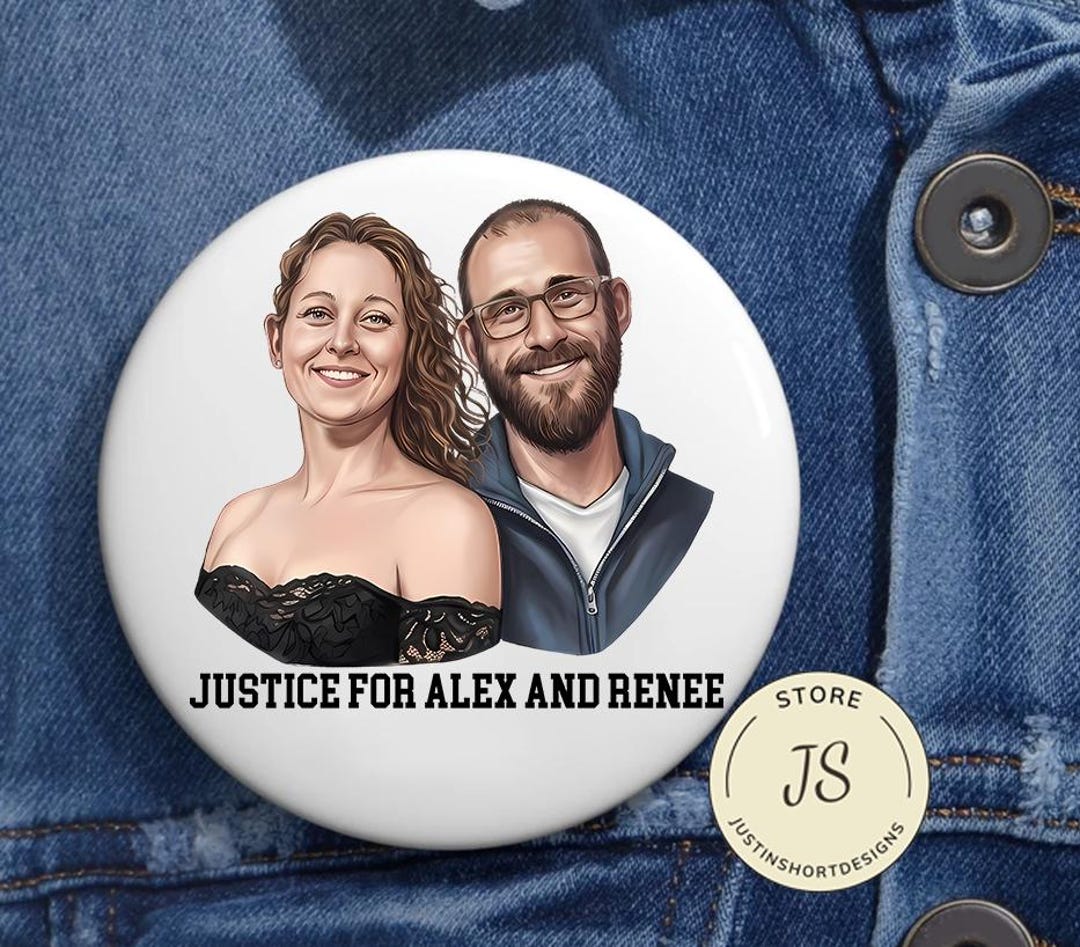 Justice for Alex and Renee Pin, Be Pretti Good Pin Buttons in 3 Sizes ...
