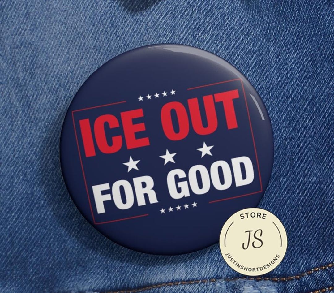 ICE Out for Good Pin, Be Good Pin Buttons in 3 Sizes, Be Good Pin, Anti ...