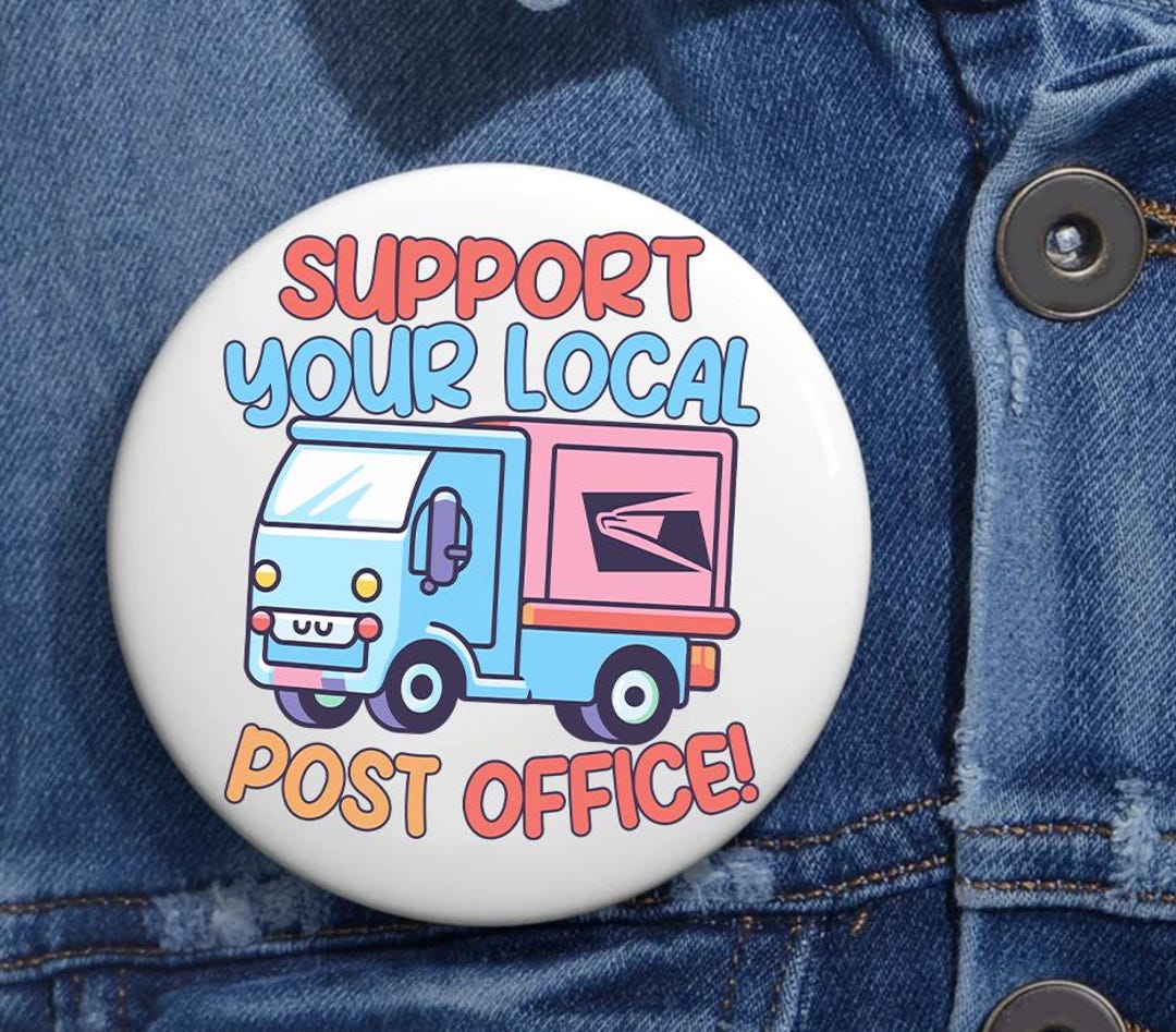 Save the USPS US Postal Service Anti Trump Pin Buttons in 3 Sizes ...