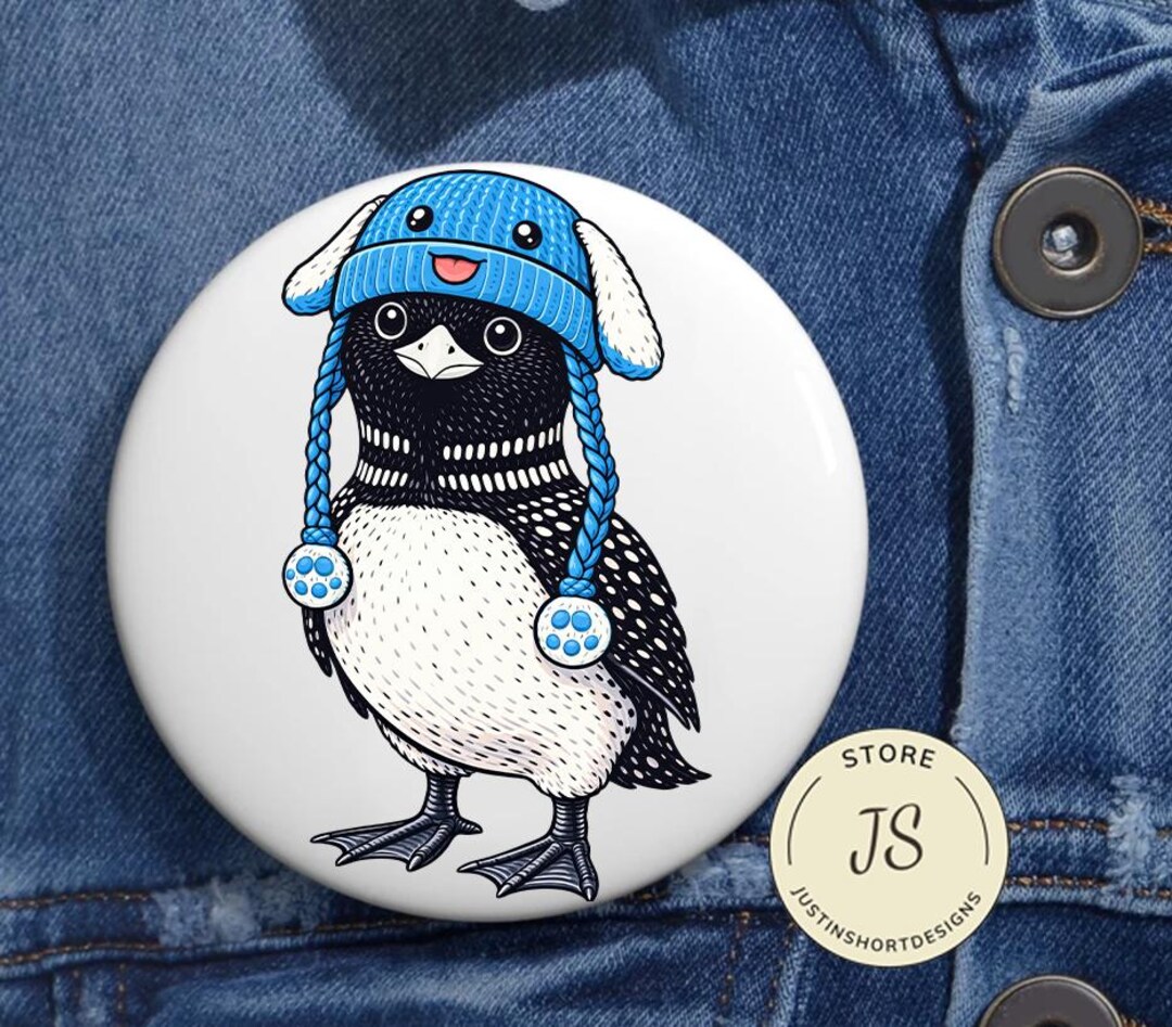 Funny Loon Minneapolis Liam Pin Buttons in 3 Sizes, A New OPE Minnesota ...