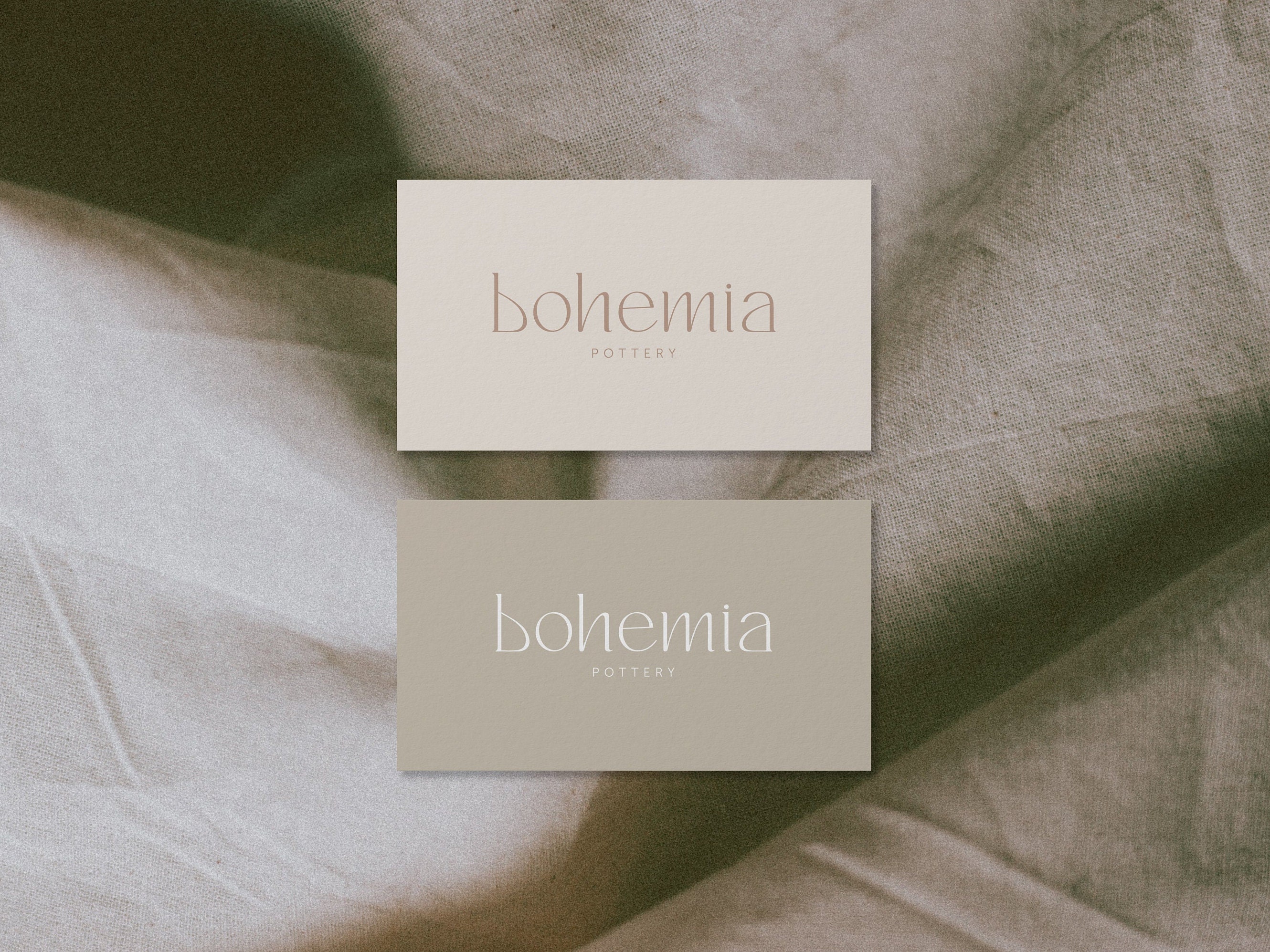 Minimal Modern Typography Logo, Elegant Neutral Color Logo Branding ...