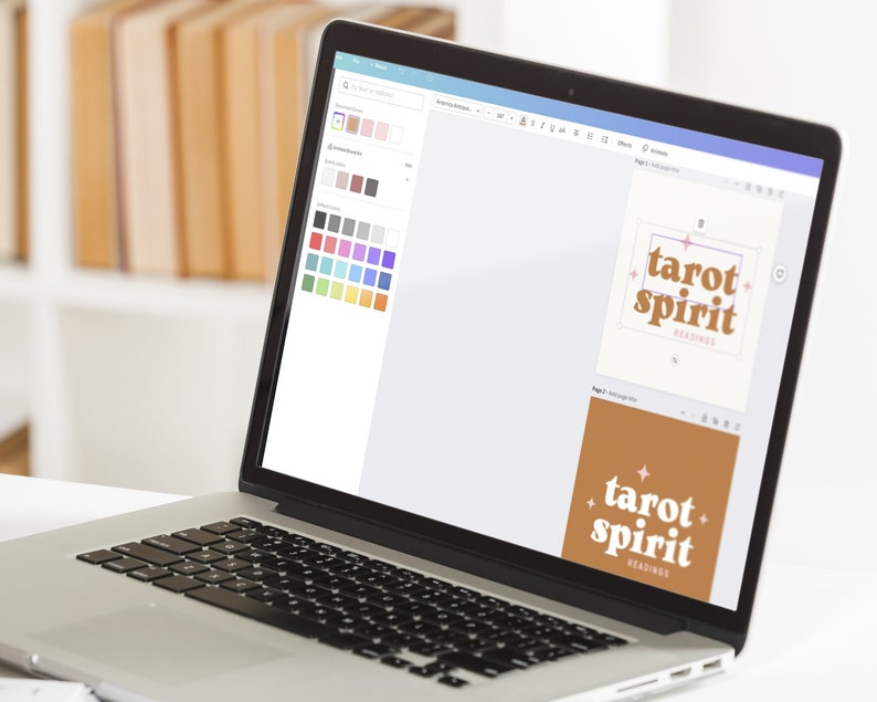 DIY Boho Logo, 70s Groovy Logo, Boho Star and Moon Logo, Photography ...