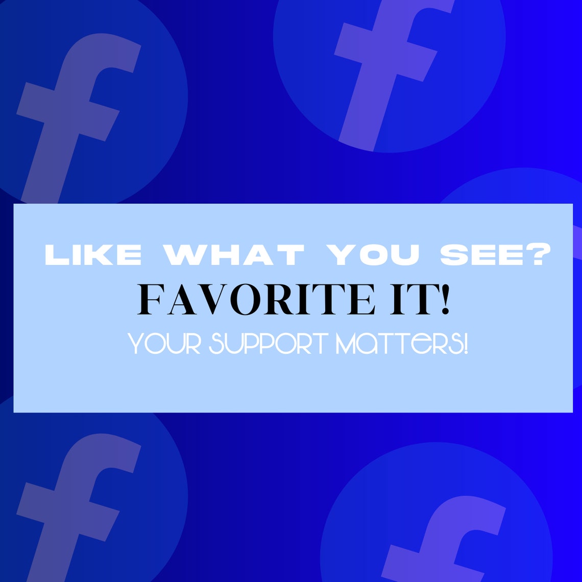 Facebook Business Card | FB Business Card | Social Media Business Card ...