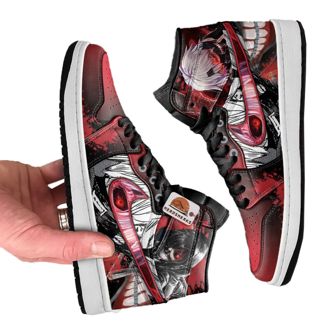 Ken Kaneki Anime Shoes Custom Sneakers - Etsy