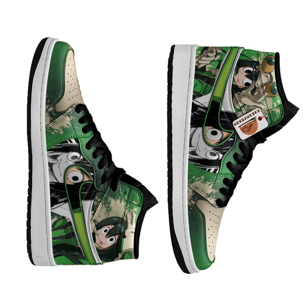 Tsuyu Asui Sneakers Custom MHA Anime Shoes - Etsy