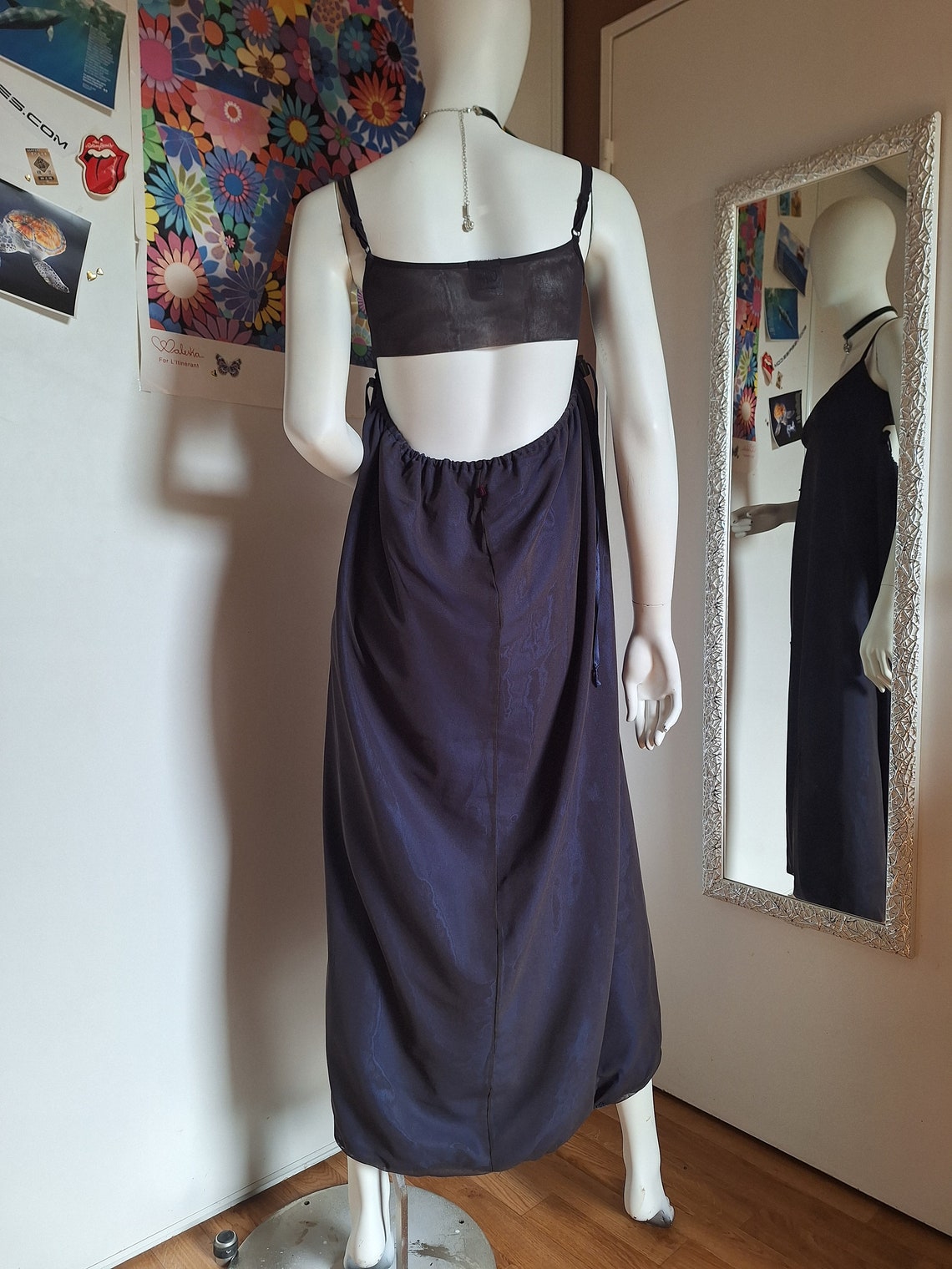 Cop Copine 'lac' Maxi Y2K Mesh Dress in Size 2/M - Etsy