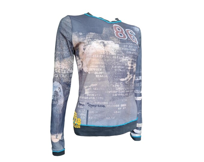 Cop Copine 'fairies' Y2K Mesh Top in Size 3/M-L - Etsy