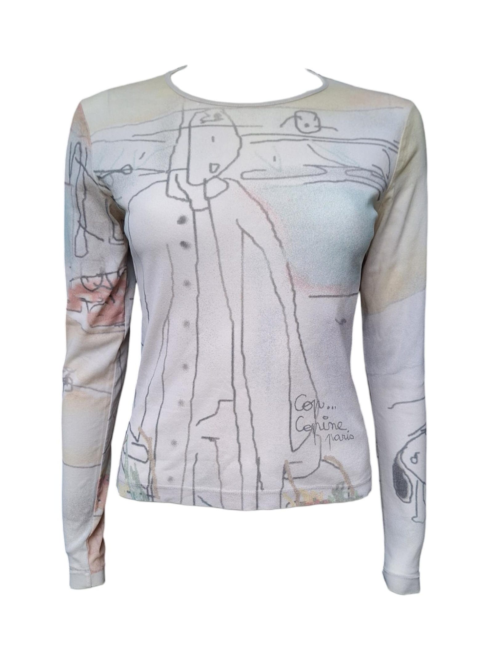 Cop Copine Y2k Minimalist Mesh Top in Size M - Etsy