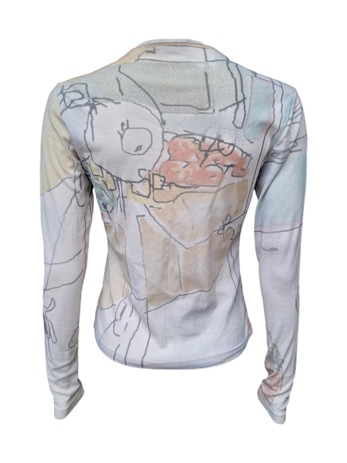 Cop Copine Y2k Minimalist Mesh Top in Size M - Etsy