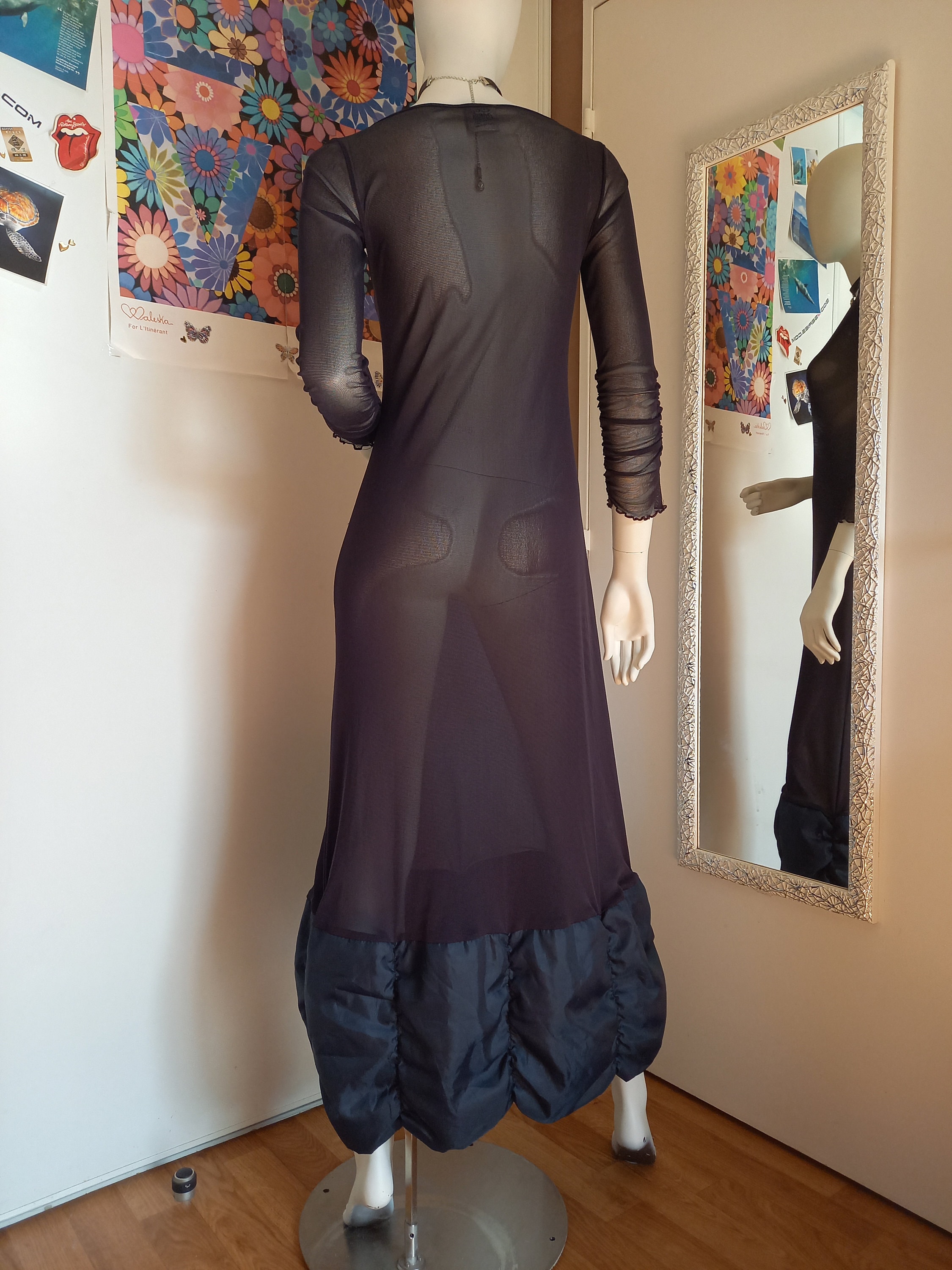 Rare Cop Copine Y2K Mesh Dress in Size 38 FR/M - Etsy