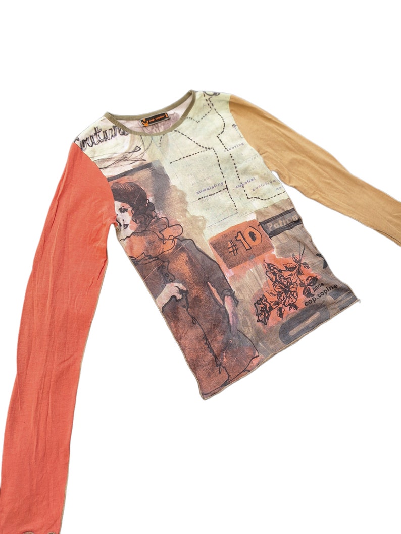 Cop Copine 'couture' Y2k Mesh Top in Size 1/S - Etsy