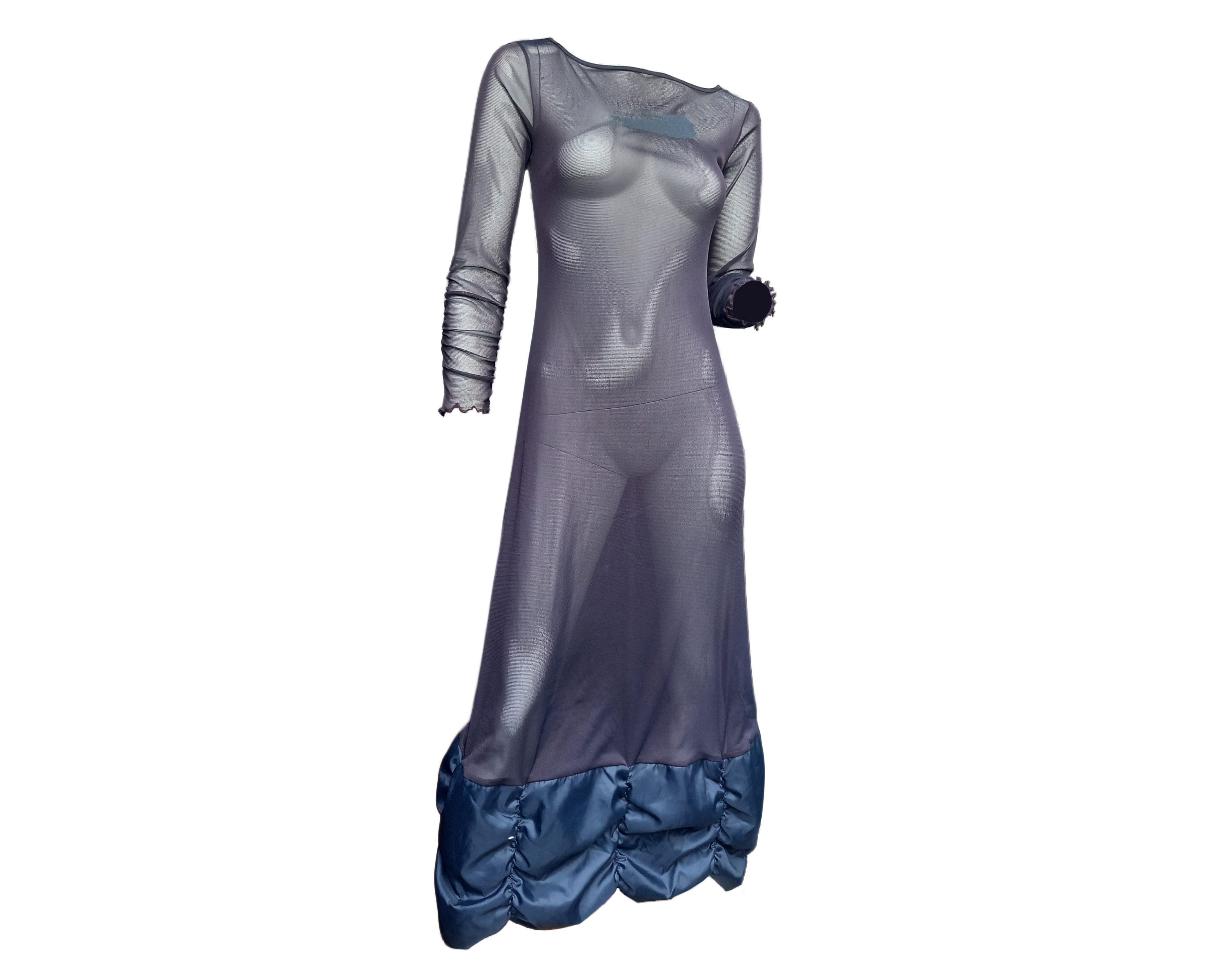 Rare Cop Copine Y2K Mesh Dress in Size 38 FR/M - Etsy