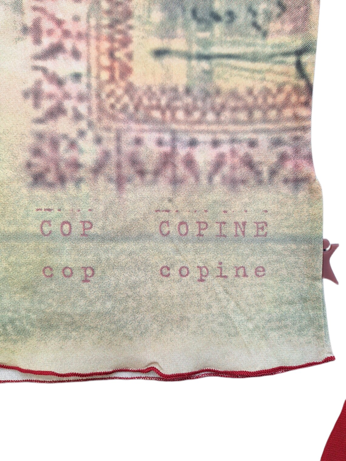 Cop Copine 'timbra' Y2k Mesh Top in Size 2/M - Etsy