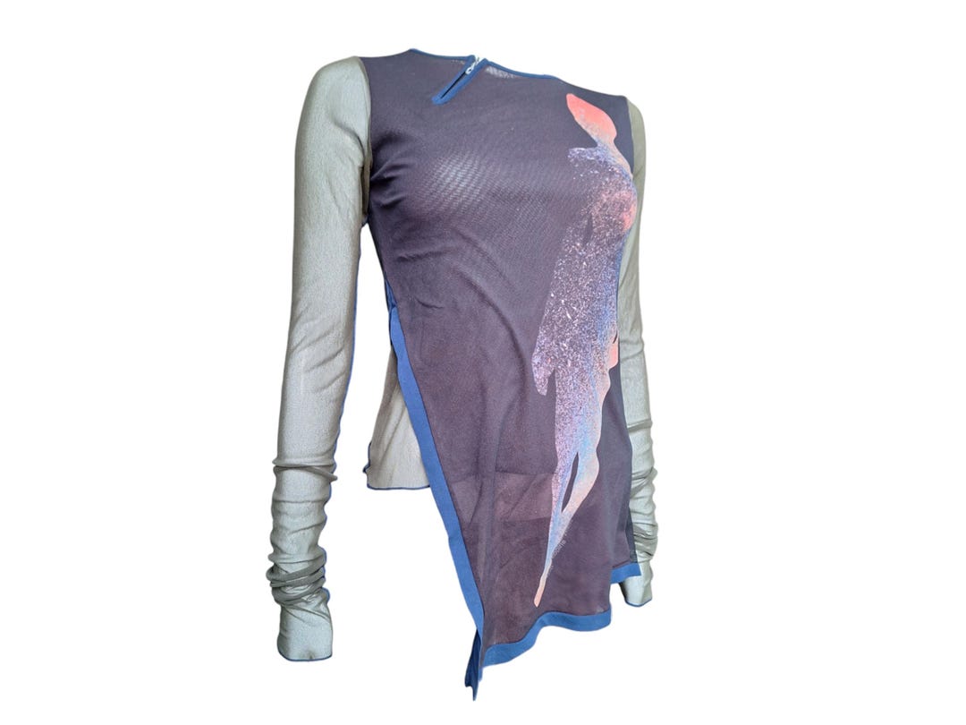 Cop Copine 'legende' Y2k Mesh Top in Size 1/S - Etsy