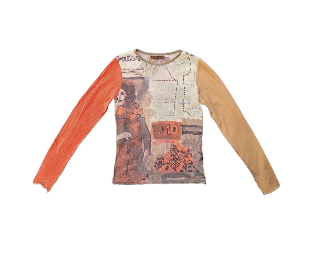 Cop Copine 'couture' Y2k Mesh Top in Size 1/S - Etsy