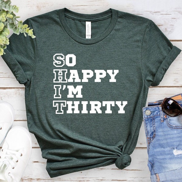 So Happy Im Thirty Etsy
