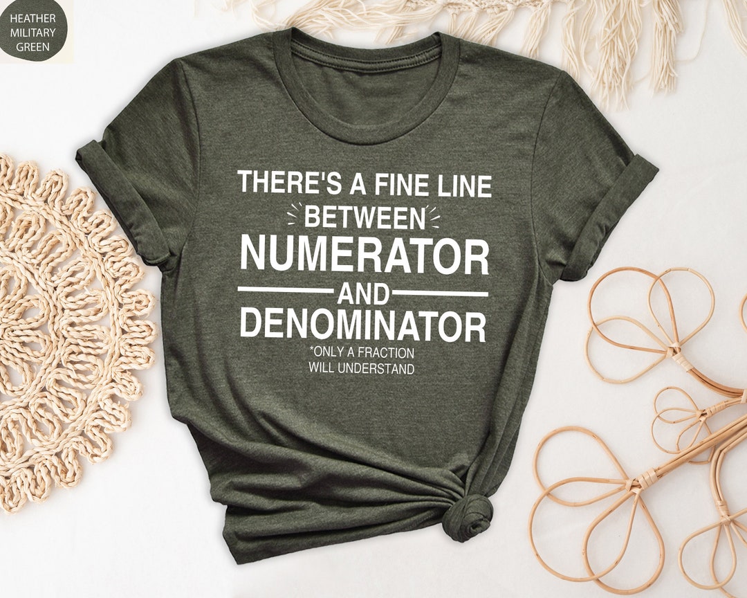 There is A Fine Line Shirt, Funny Math Shirt, Math Shirt, Math Teacher ...