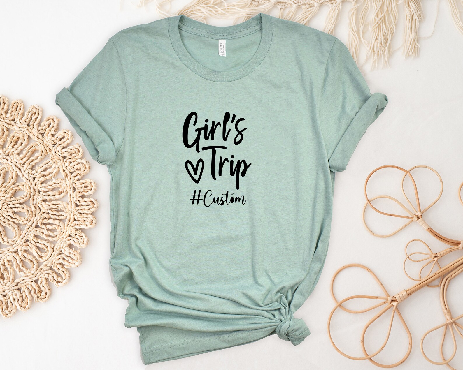 Custom Girls Trip T-shirt Funny Matching Girls Shirt Besties - Etsy