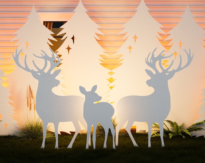 Plantilla de reno hembra de 4 pies cuando esté hecha. Plantillas ...