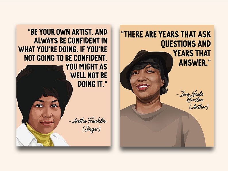 Black Women Printable Posters 10 Inspiration Black Women - Etsy