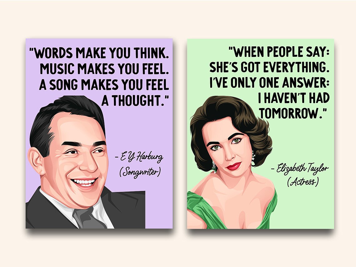 Famous Jewish Americans Printable Posters || 10 Inspiration Jewish ...