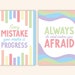 Pastel Growth Mindset Posters || 8 Inspiration Quote Posters for ...
