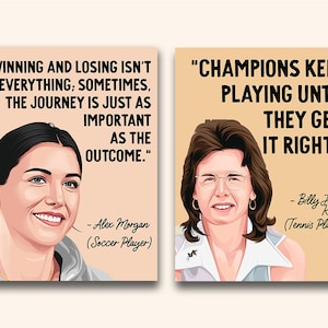 Inspirational Athletes Printable Posters || 10 Inspiration Quote ...