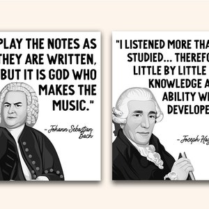 Famous Composers Printable Posters || 10 Inspiration Composer Quote ...