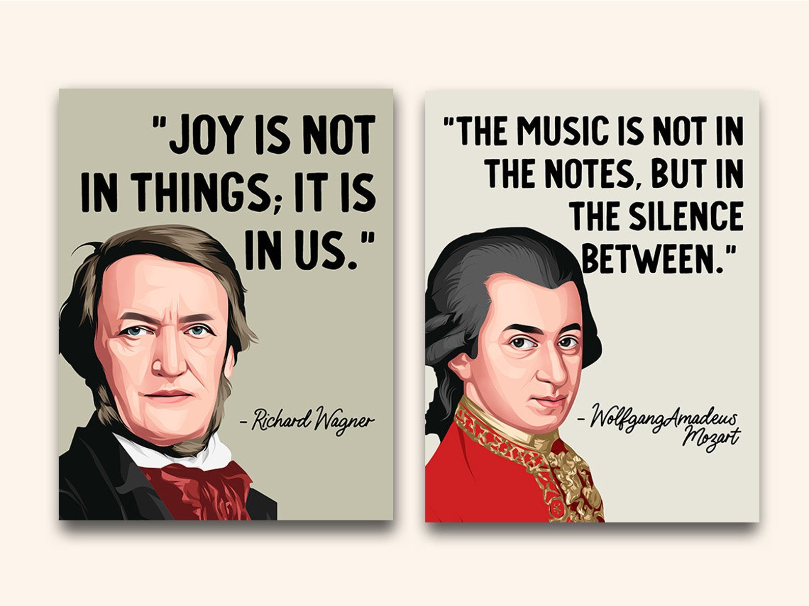 Famous Composers Printable Posters || 10 Inspiration Composer Quote ...