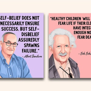 Famous Psychologists Printable Posters || 10 Iconic Psychologists Quote ...