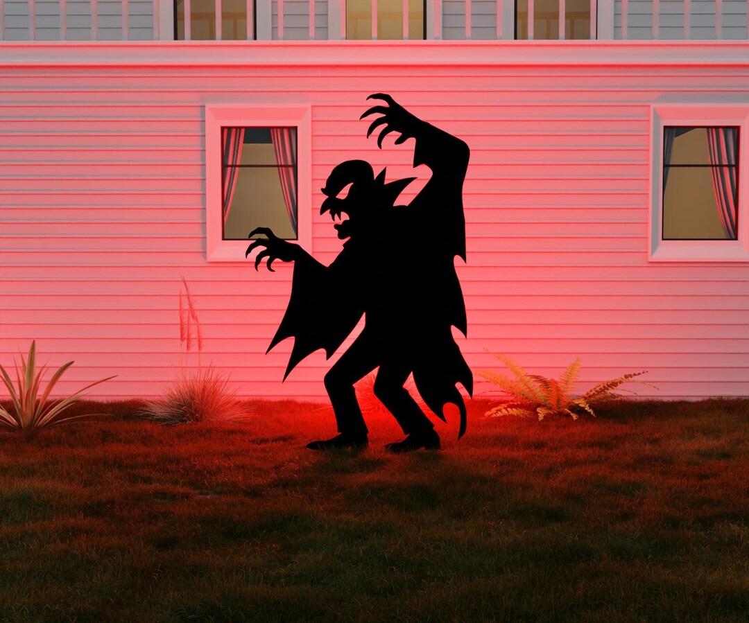 Vampire Halloween Template Printable || 6ft Trace and Cut Halloween ...