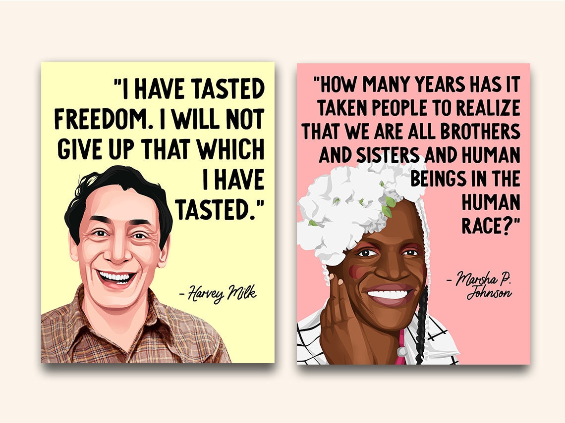 LGBTQ Quotes Printable Posters || 10 LGBT Posters for Classroom Decor ...