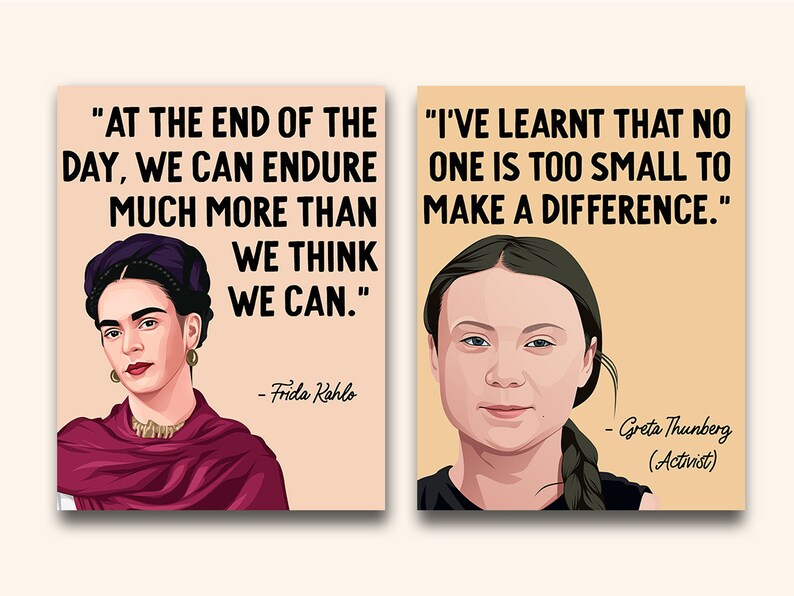 Empowering Women Quotes Printable Posters || 10 Inspiration Women Quote ...